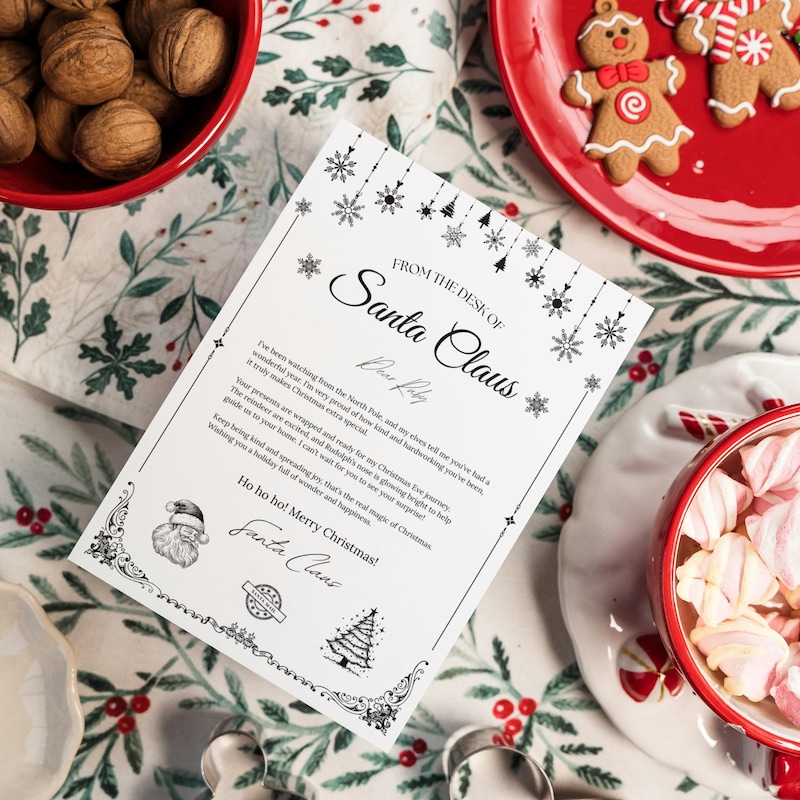 Letter From Santa in Us - Etsy