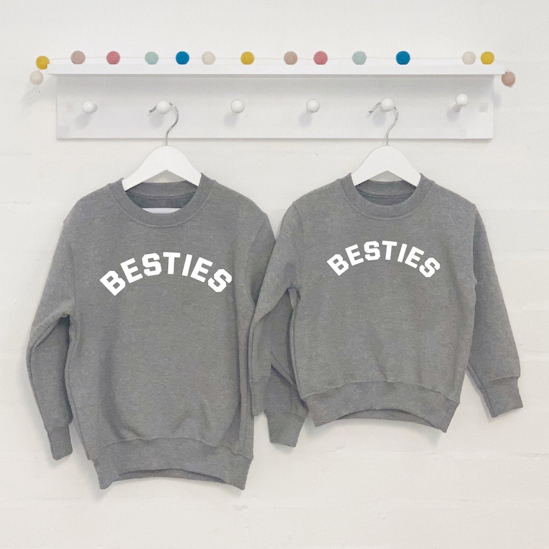 Brother Sister Matching Jumper Set. Sibling Outfits. Besties Kids ...