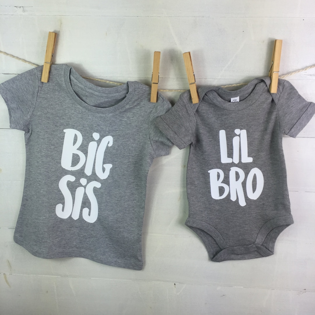 Sibling Clothing Set Big Sister Little Brother Gift Gift for Children ...