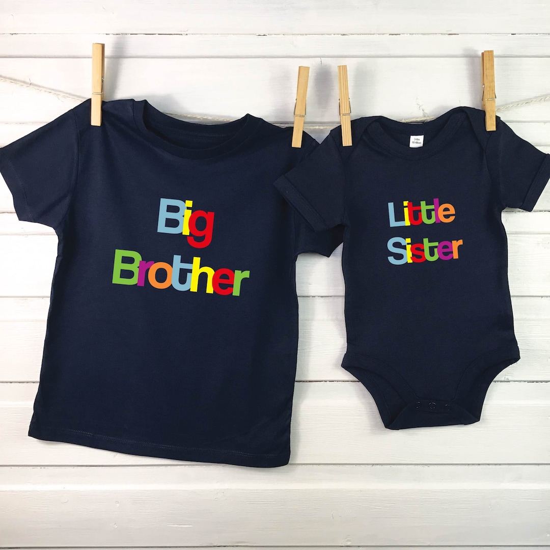 Big Brother Little Sister Outfit. Siblings Matching Set. Big Bro Lil ...