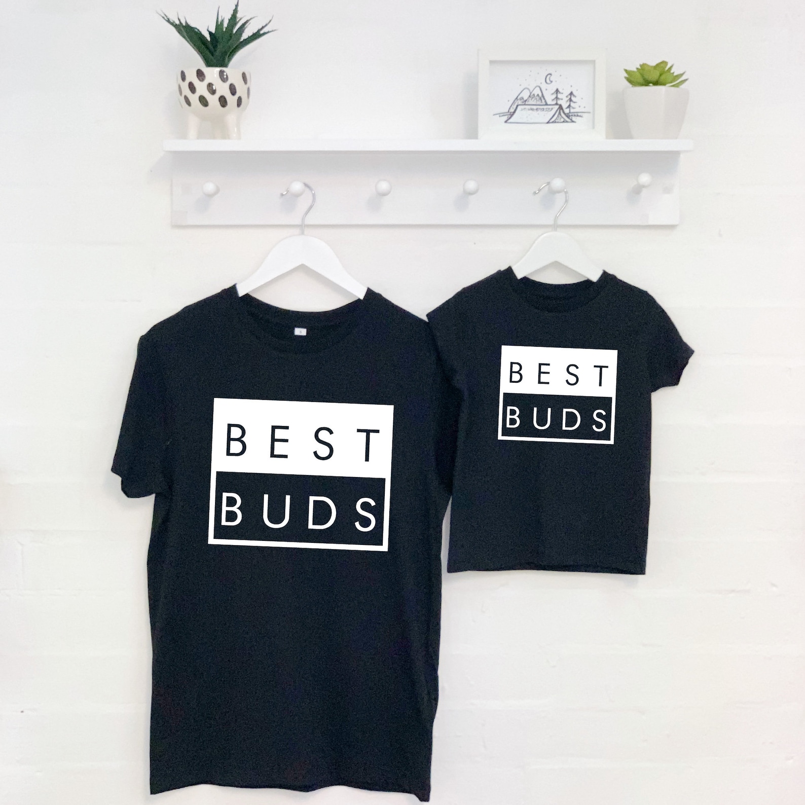 Best Buds Father and Son Matching T Shirt Set - Etsy
