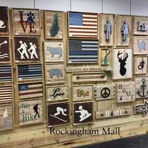 Rustic Canoe Wood Trail Marker Sign | Etsy