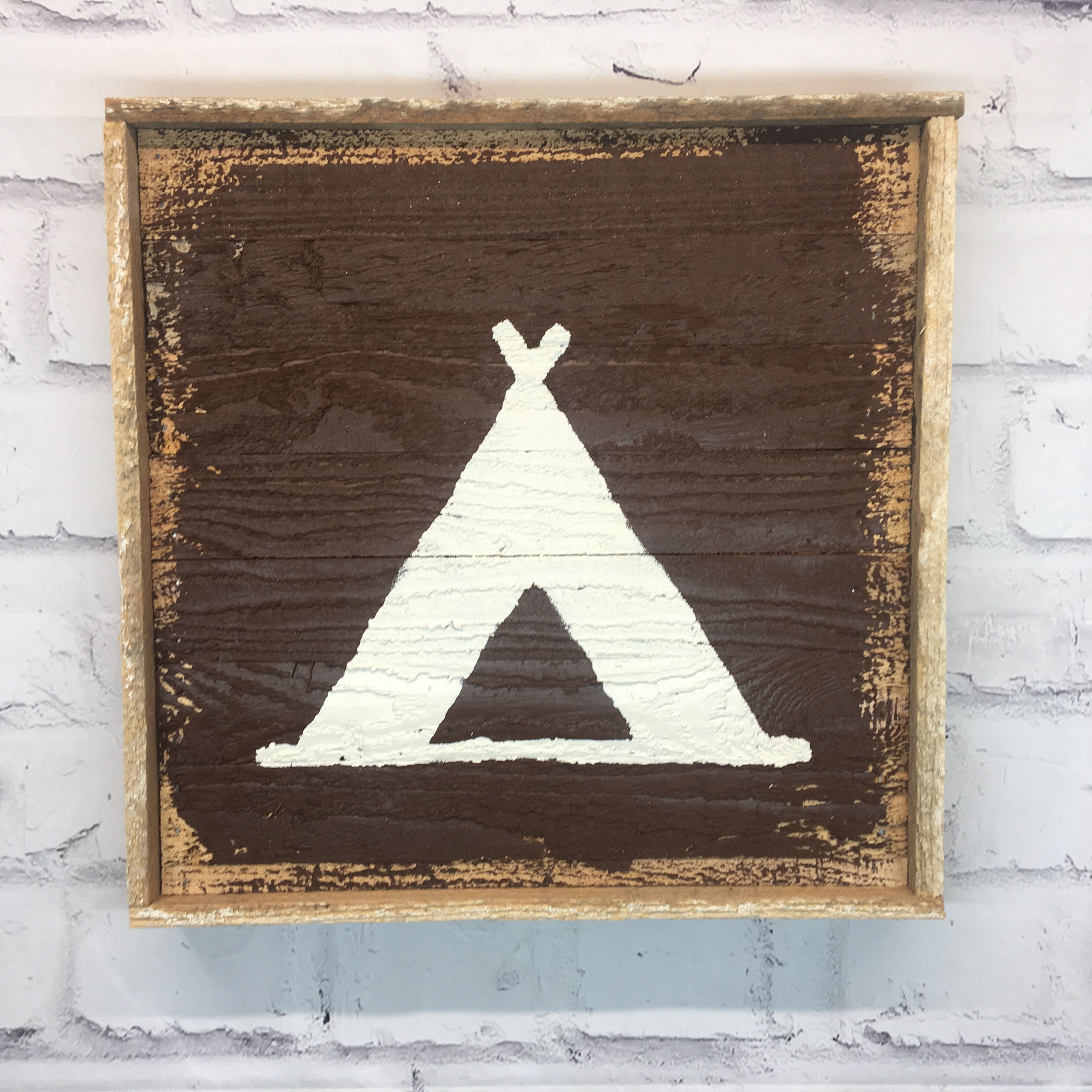 Rustic Tenting Camping Wood Trail Marker Decor - Etsy