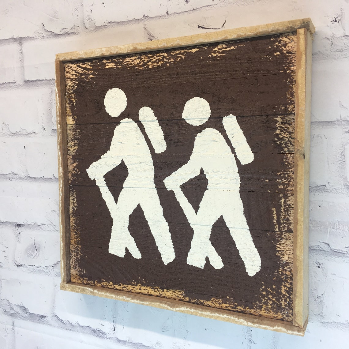Rustic Hiking Wood Trail Marker Sign - Etsy