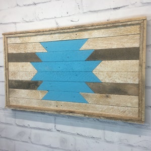 Rustic Aztec Southwest Wood Wall Decor - Etsy