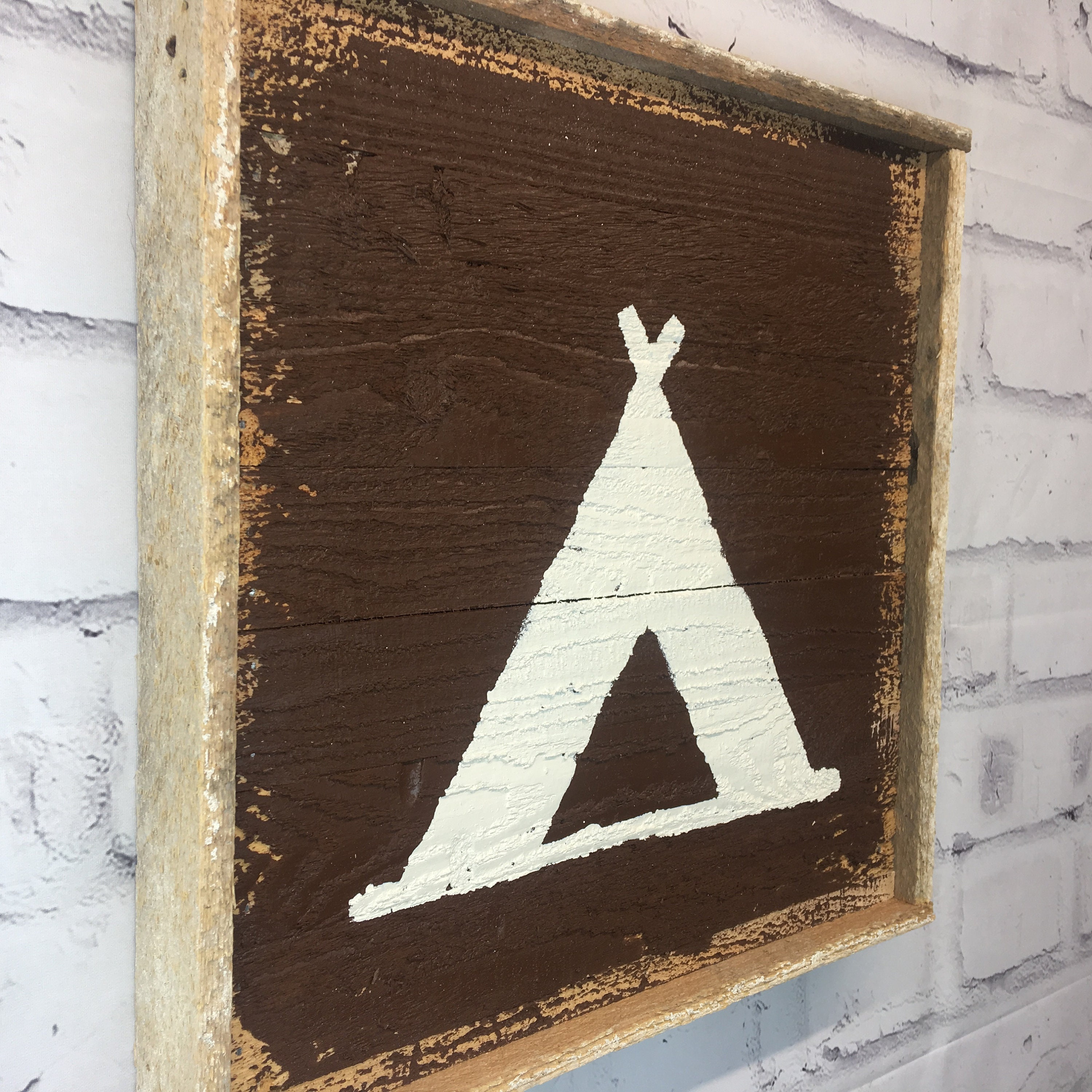 Rustic Tenting Camping Wood Trail Marker Decor - Etsy