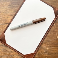 Personalized Note Card Holder, 3x5 Index Card Holder, Leather Index ...