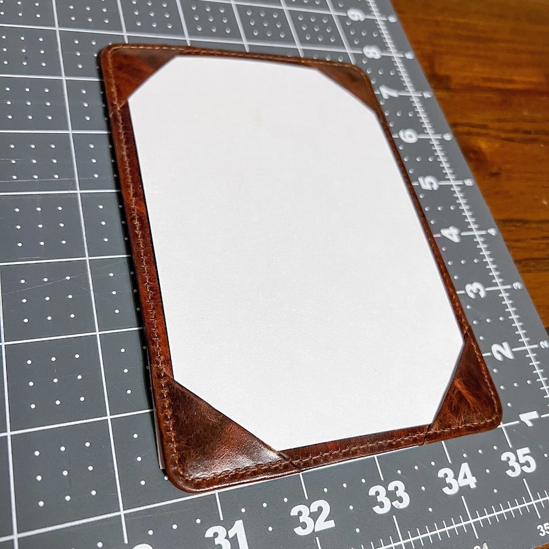 Leather Cover Index Cards - Etsy