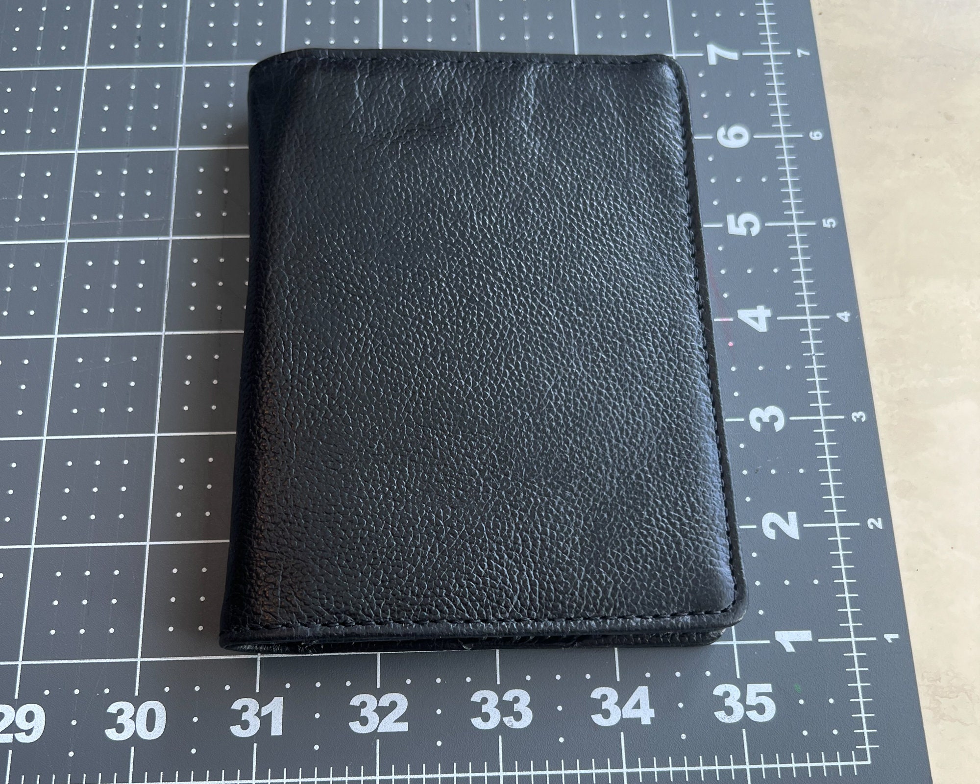 Leather Index Card Holder: Black 3x5 Notepad Padfolio - Etsy
