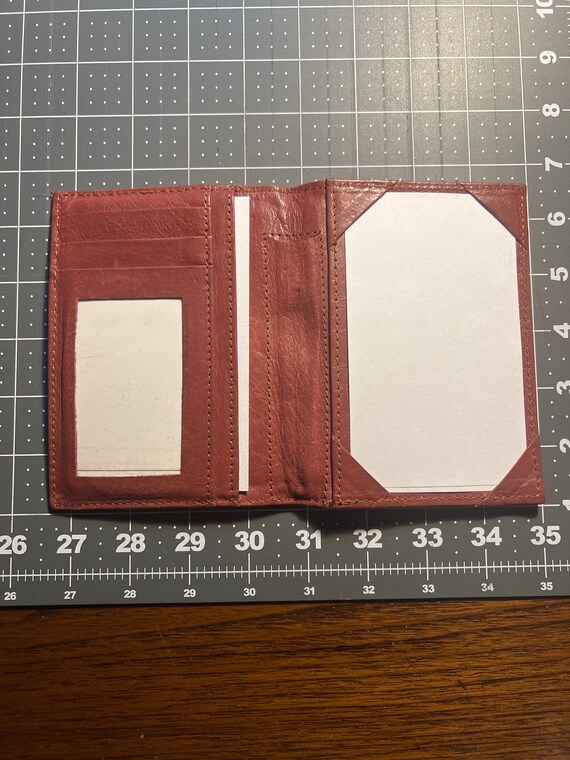 Leather Index Card Holder