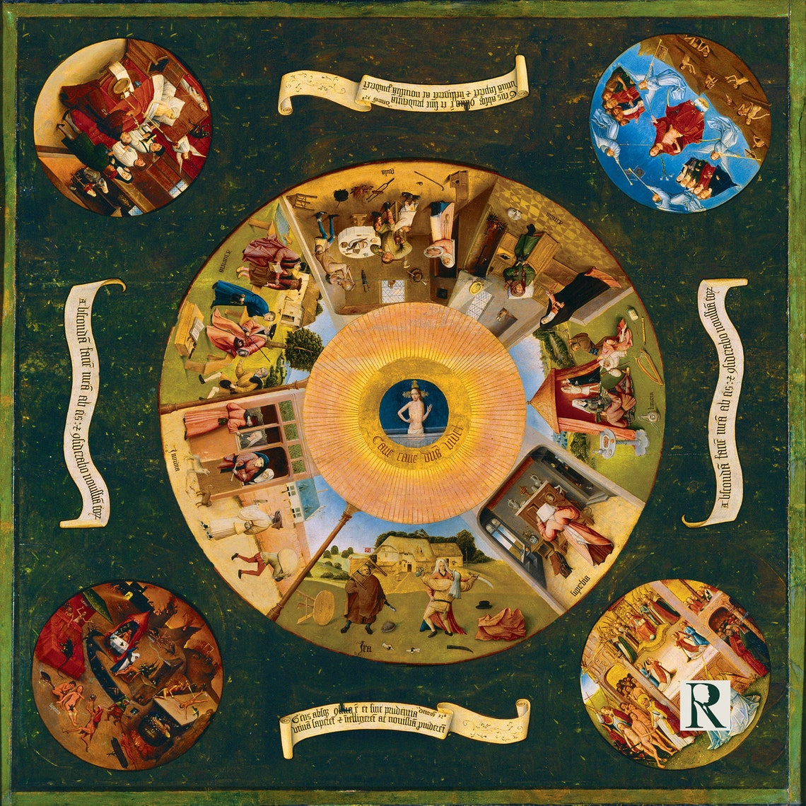Pocket Square - Bosch - Seven Deadly Sins - Etsy