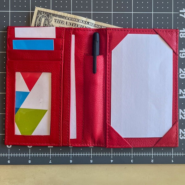Notepad Wallet - Etsy