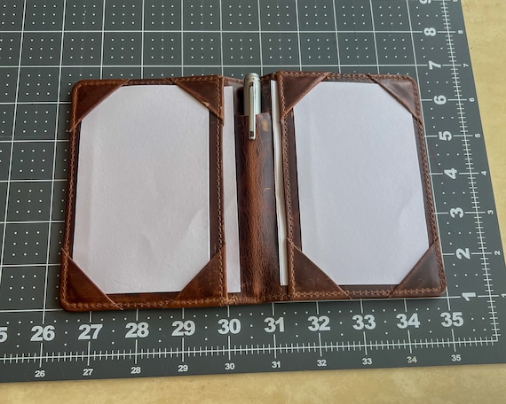 Leather Index Card Holder