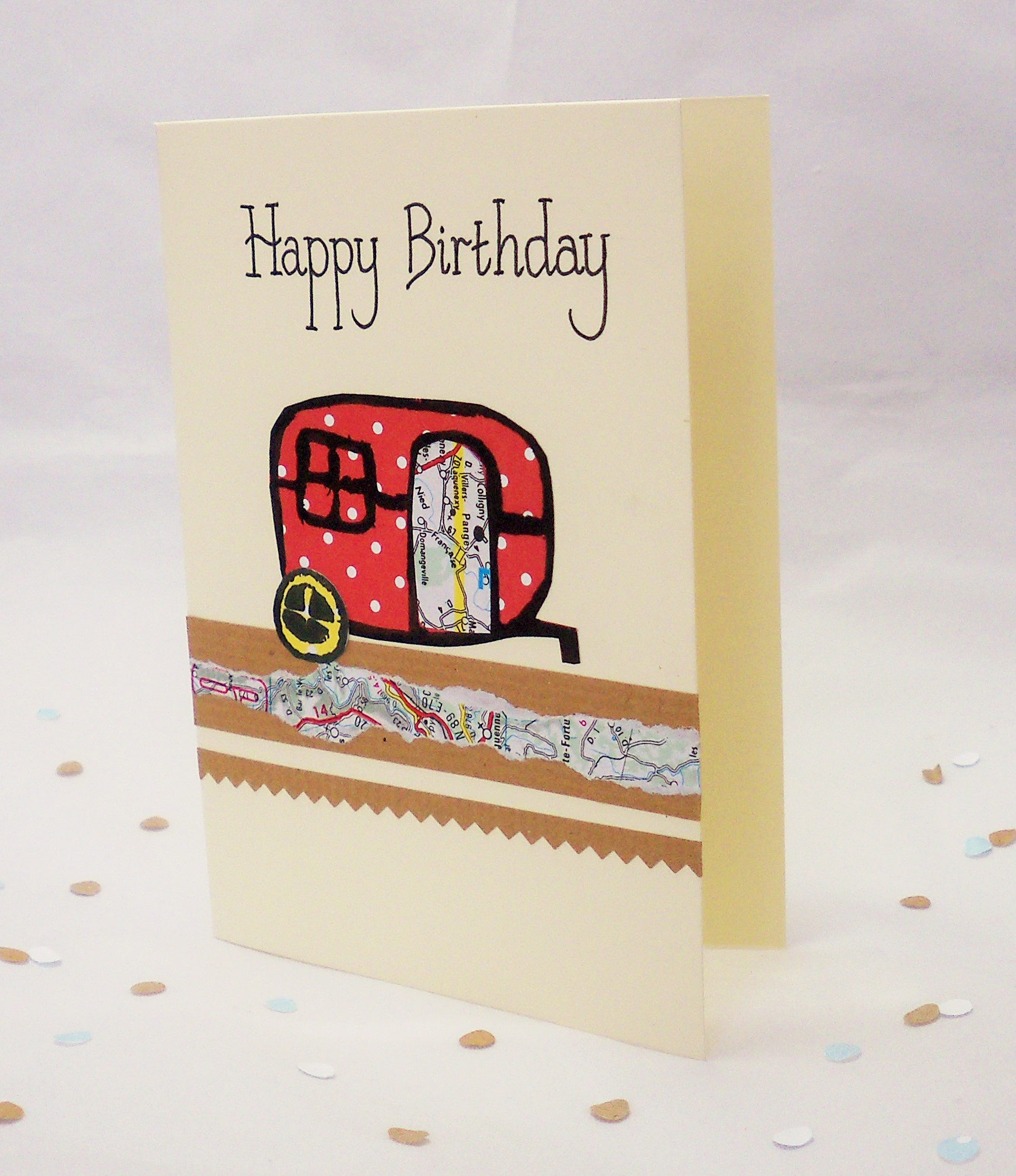 Retro Caravan Card Caravan Gift Caravan Birthday Card - Etsy