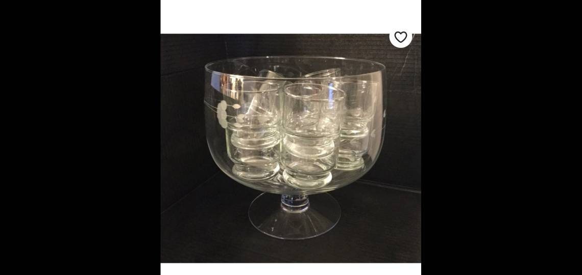 Vintage Princess House Punch Bowl Set. Vintage Princess House Punch ...