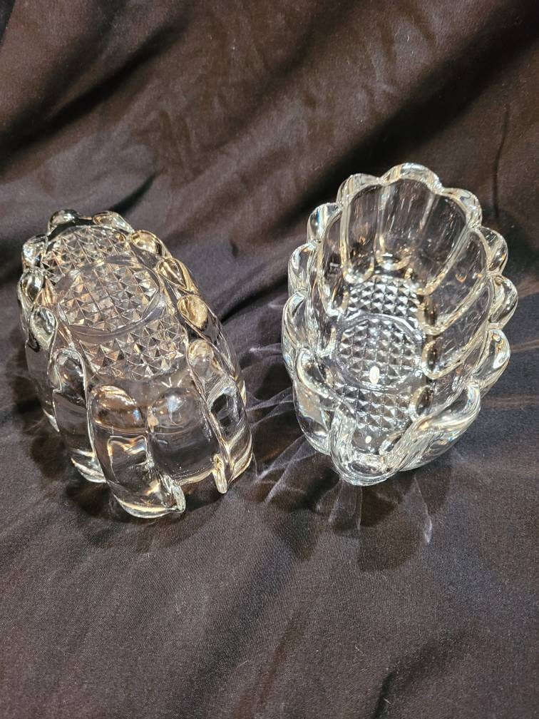 Vintage 1980s Princess House Crystal Silverware Holders - Etsy