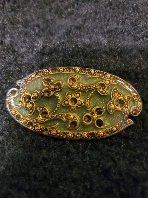 Vintage Brooch Pin Made Gem