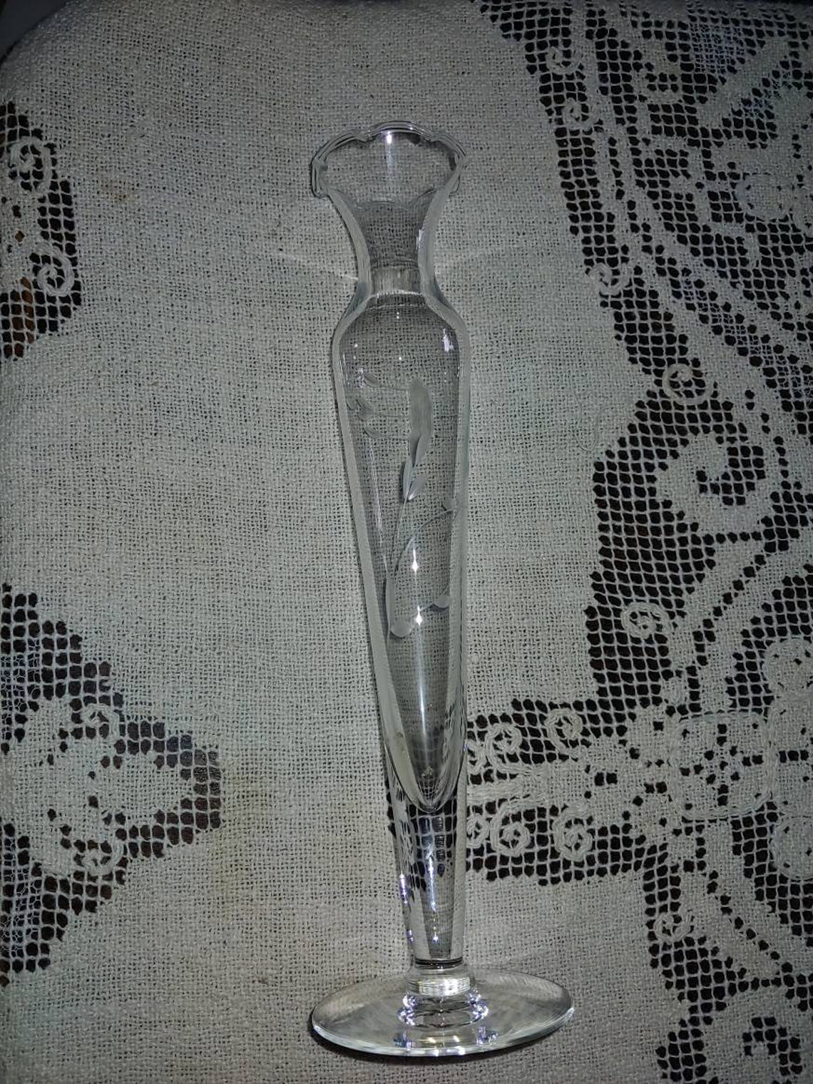 Vintage Princess House Bud Vase, Vintage Princess House Crystal Vase ...