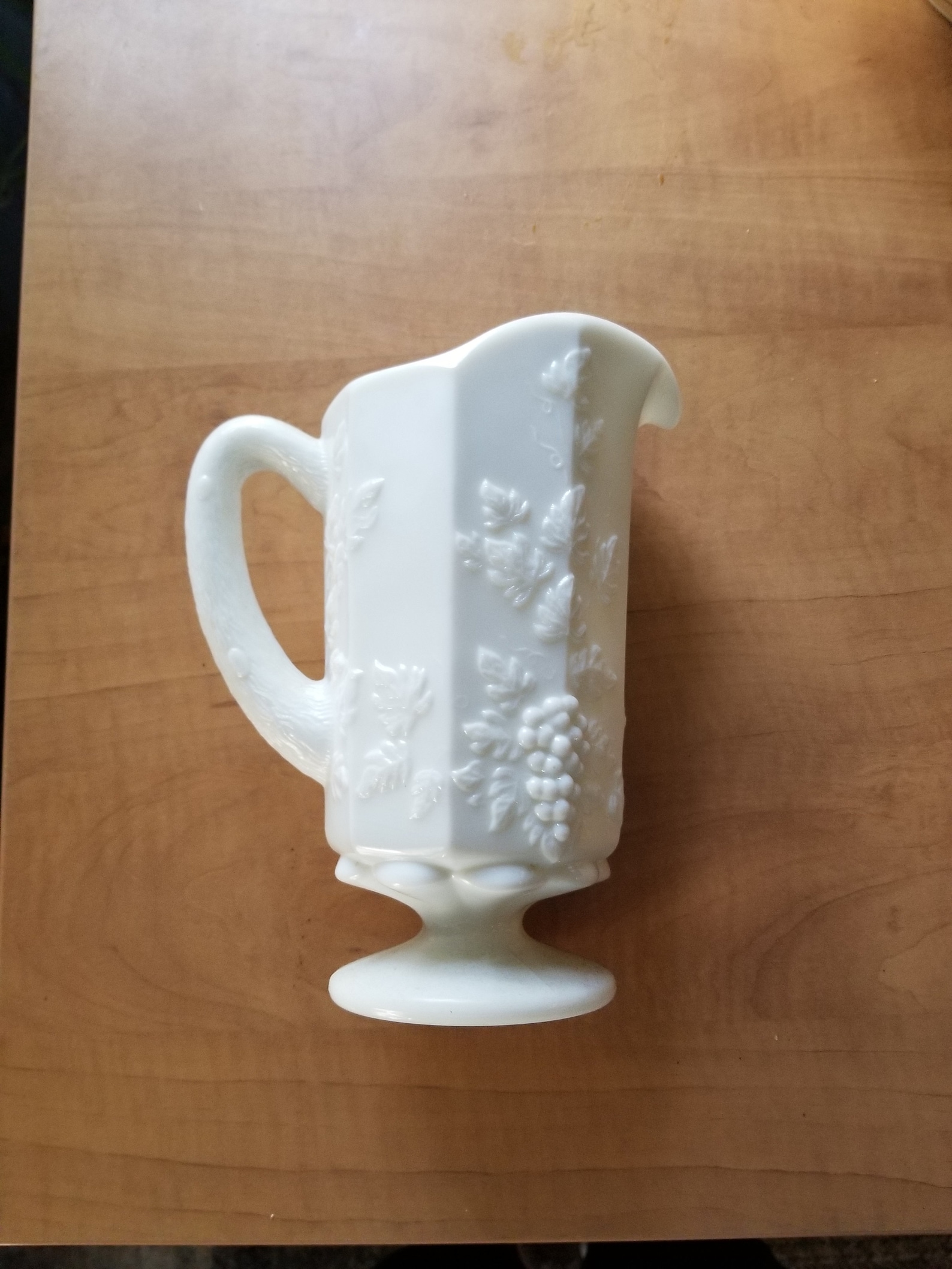 Vintage Small Milk Glass Pitcher. Milk Glass Pitcher Milk - Etsy