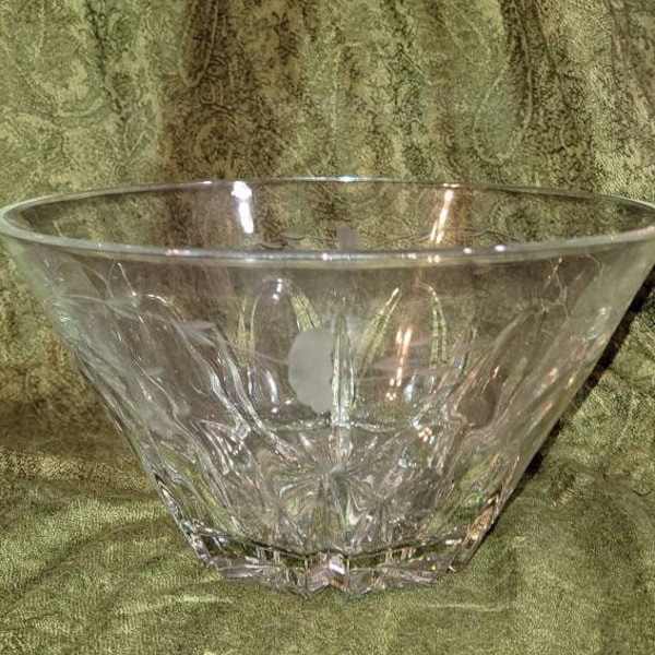 Princess House Crystal Bowl - Etsy