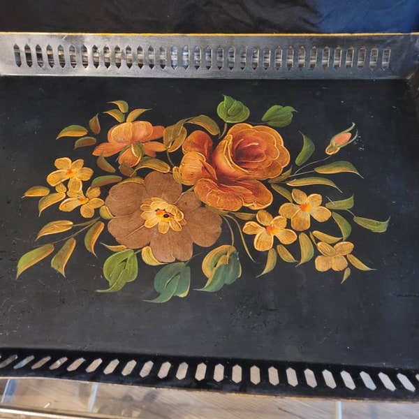 Painted Serving Tray - Etsy