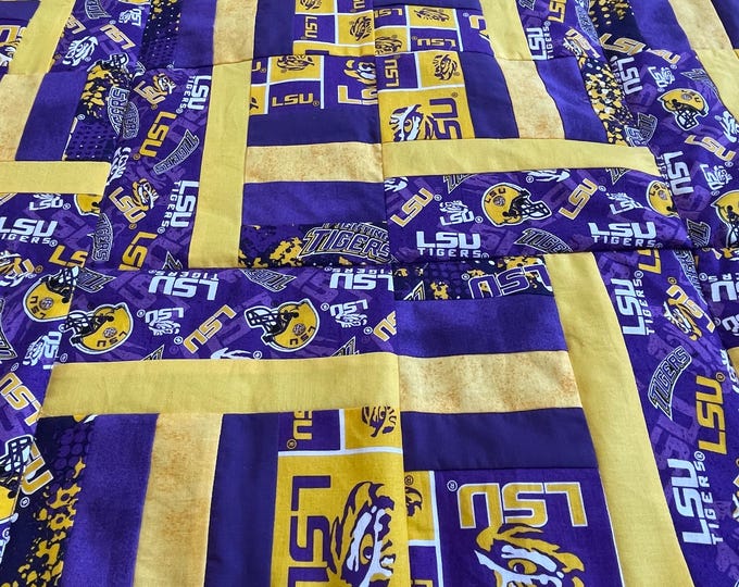 LSU Tigers Quilt - Etsy