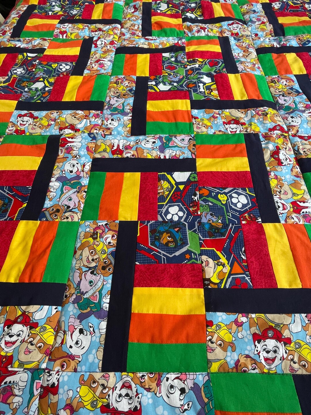 Paw Patrol Themed Quilt - Etsy