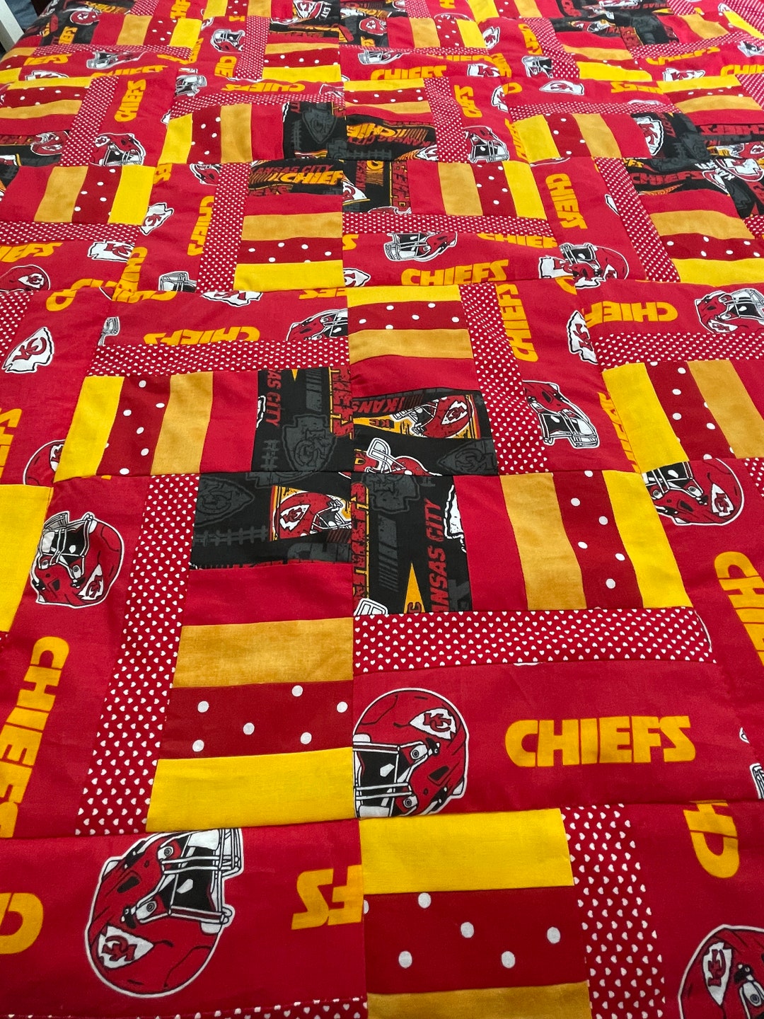 Kansas City Chiefs Quilt - Etsy
