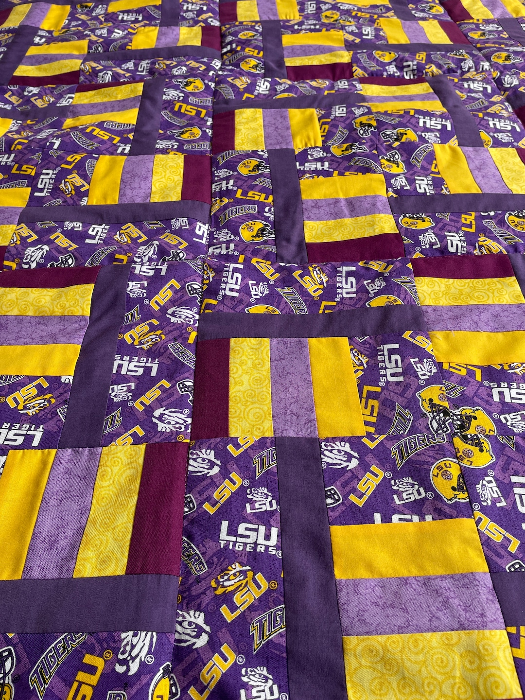 Louisiana State University LSU Tigers Quilt - Etsy