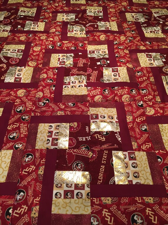 Home & Living Bedding Florida State Quilt Baby Quilt FSU Quilt Blankets ...