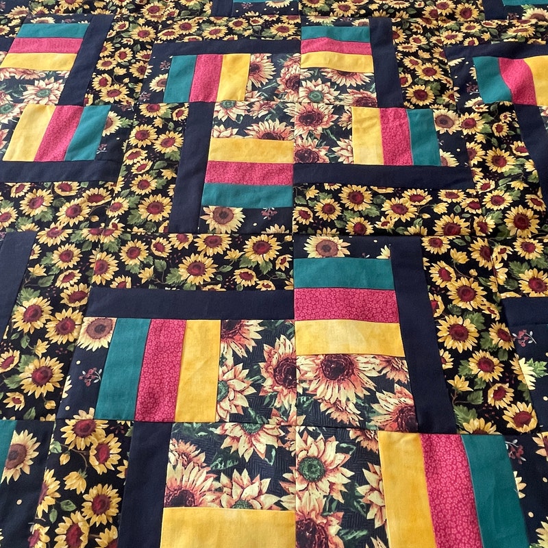 Sunflower Quilt - Etsy