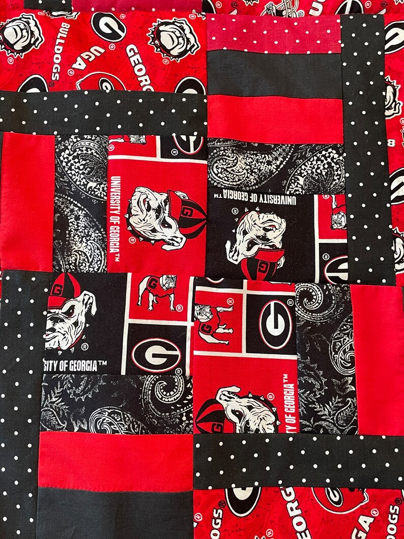 University of Georgia Bulldogs Quilt - Etsy