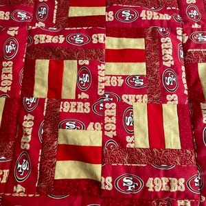 San Francisco 49ers Quilt - Etsy