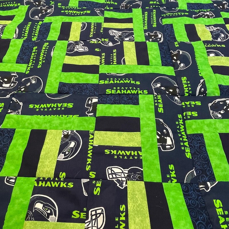Seahawks Quilt - Etsy