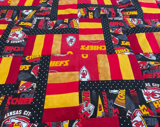 Kansas City Chiefs Quilt - Etsy