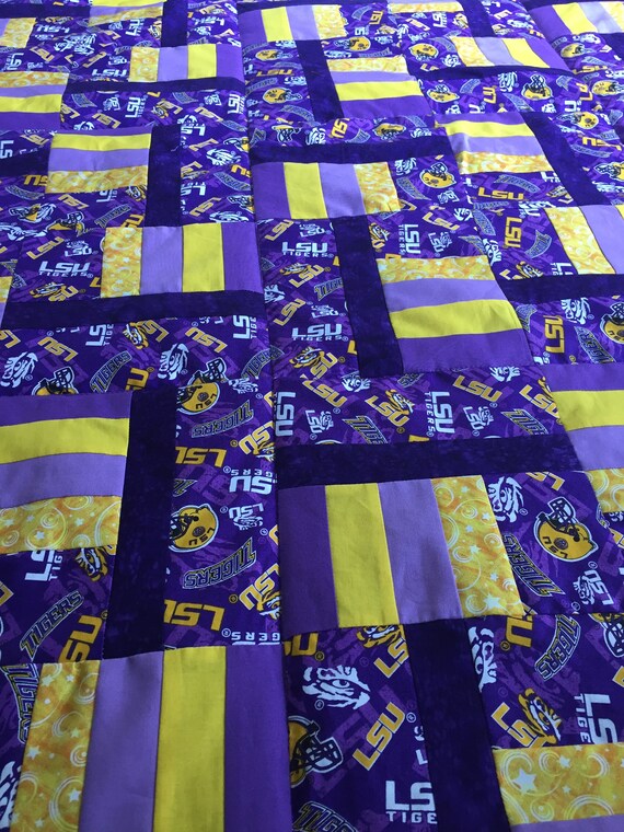Louisiana State University LSU Tigers Quilt - Etsy