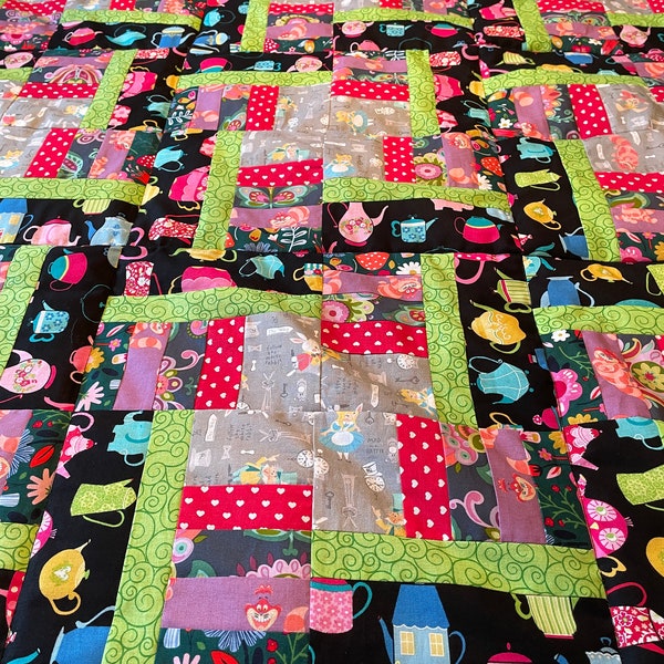 Alice in Wonderland Quilt - Etsy