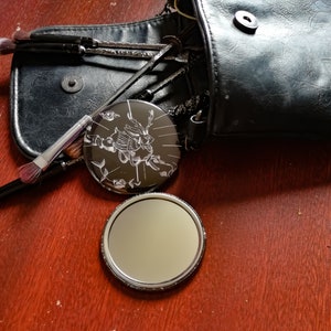 Original 56mm Medieval Style Gothic Occult Pocket Mirror Design~ the ...