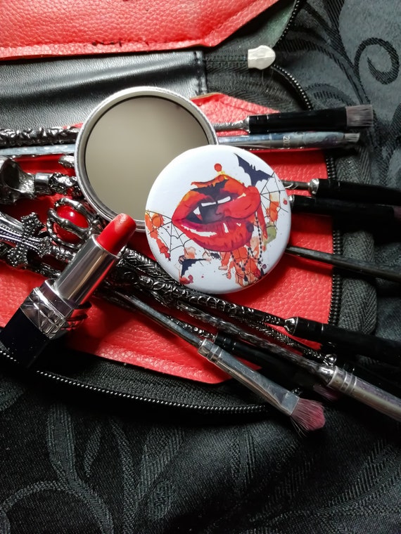 Original 56mm Gothic Vampire Pocket Mirror Bloodlust - Etsy