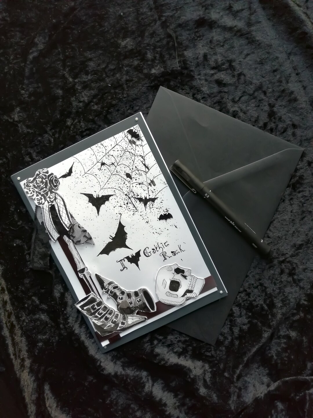 Trad Goth Post Punk Gothic Rock Inspired Handmade to Order Blank ...