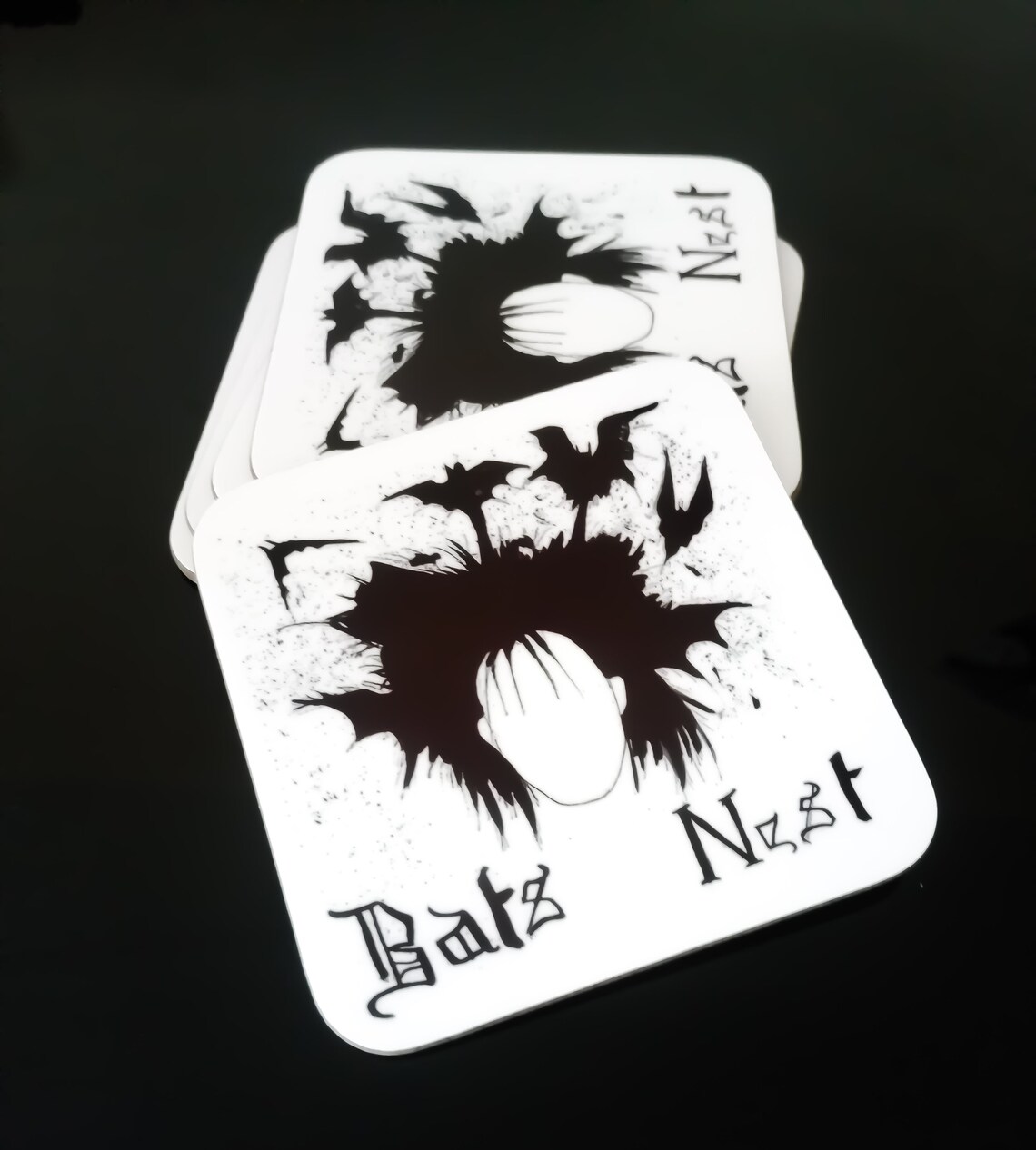 Bat's Nest Original Square Trad Goth Post Punk Batcave Deathrock 80s ...