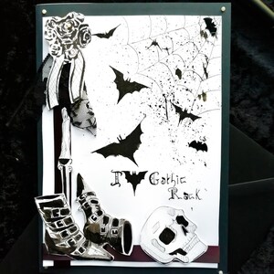 Trad Goth Post Punk Gothic Rock Inspired Handmade to Order Blank ...