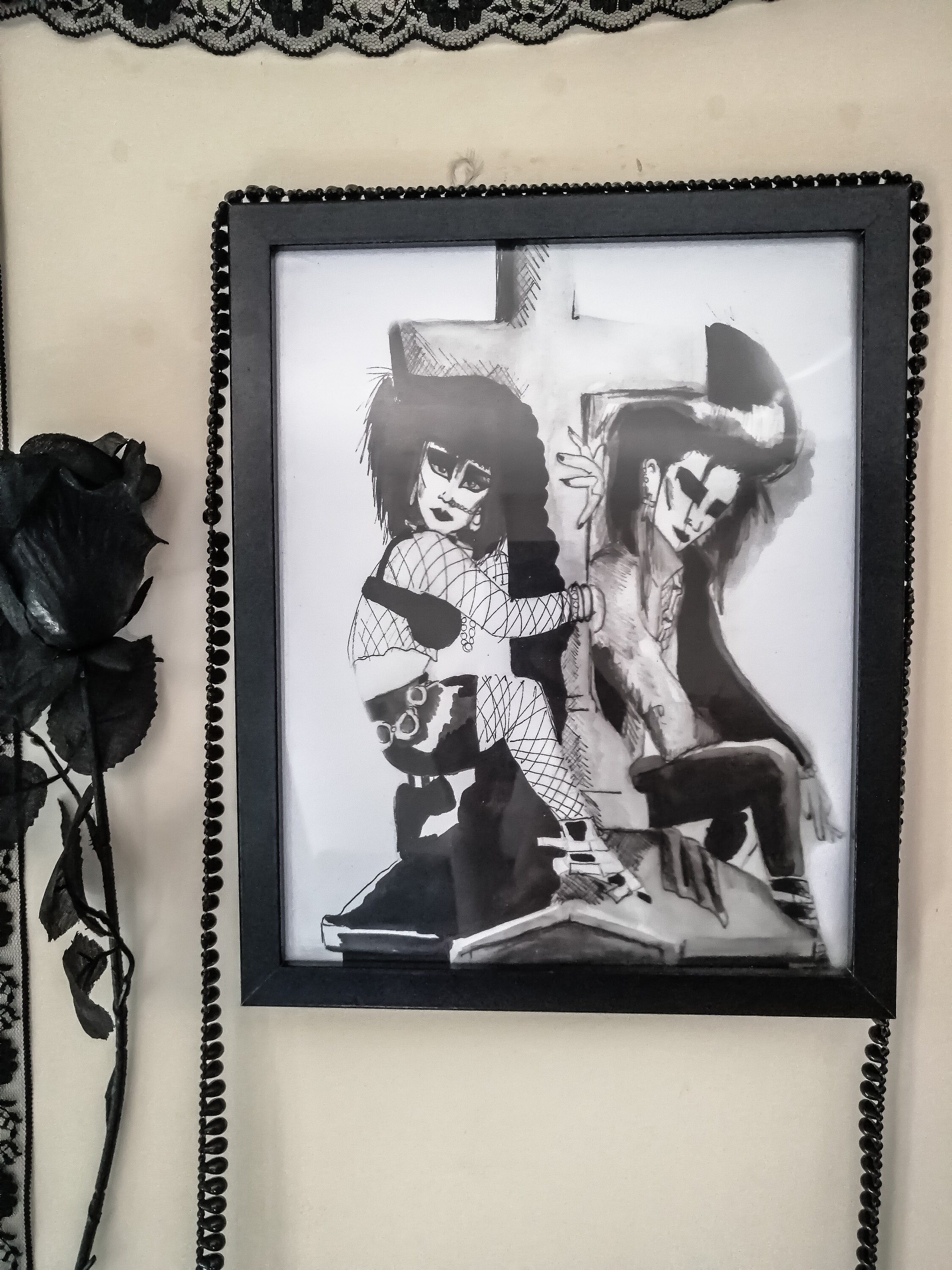 Original A4 80s Trad Goth Post Punk Batcave Digital Print - Etsy