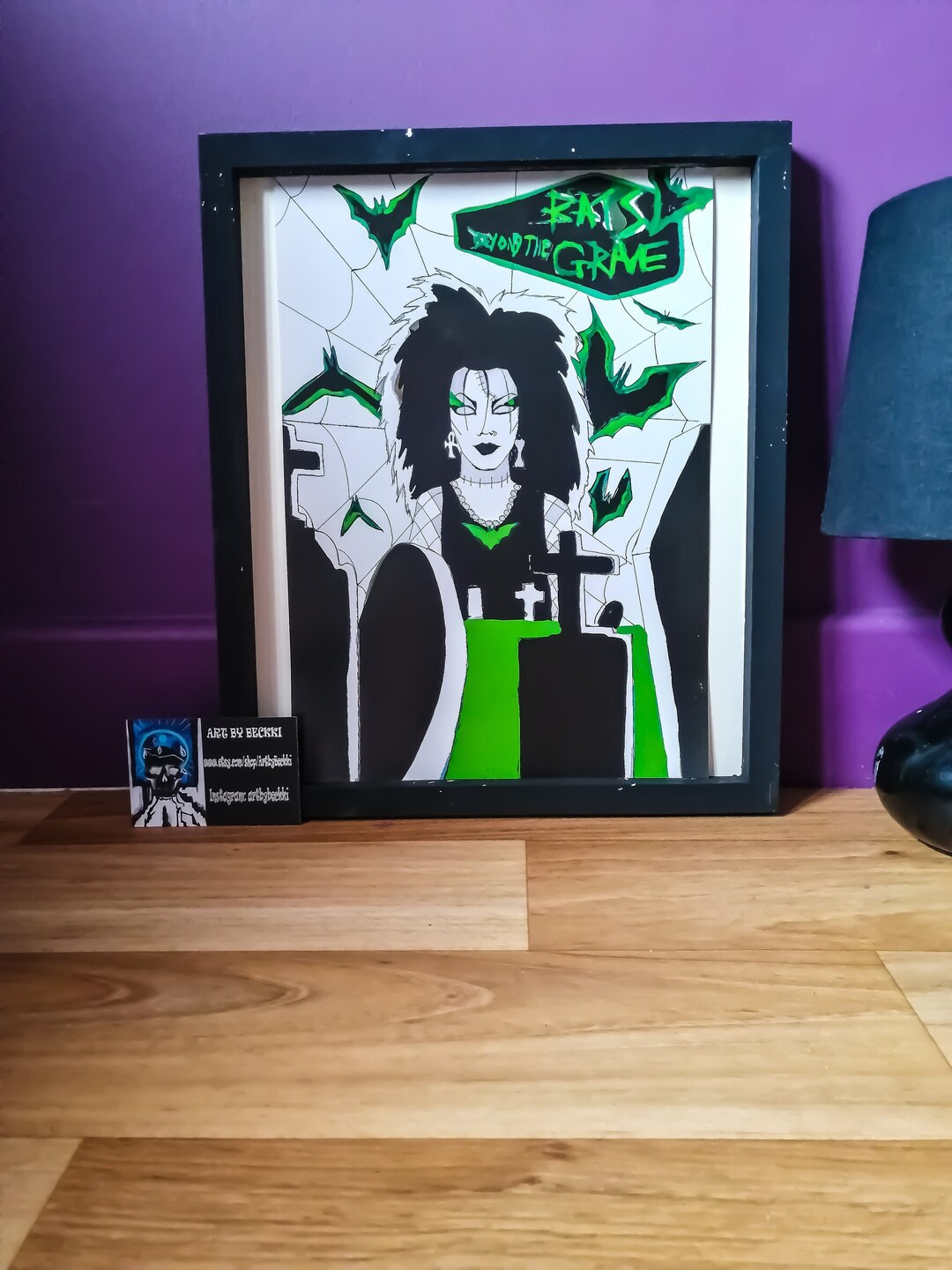 Original A4 80s Horror Trad Goth Batcave Inspired Poster Art - Etsy