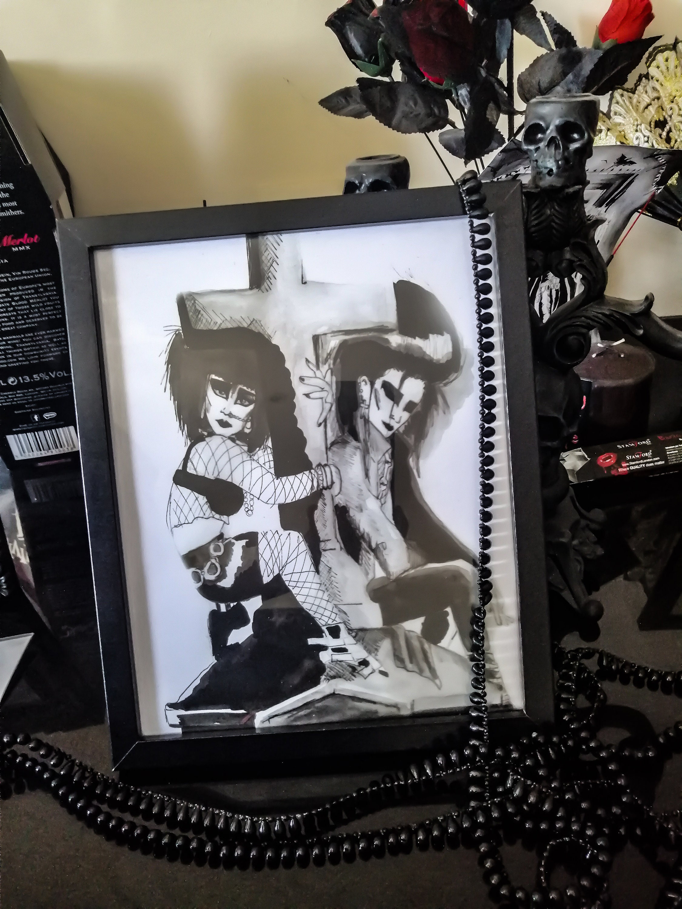 Original A4 80s Trad Goth Post Punk Batcave Digital Print - Etsy