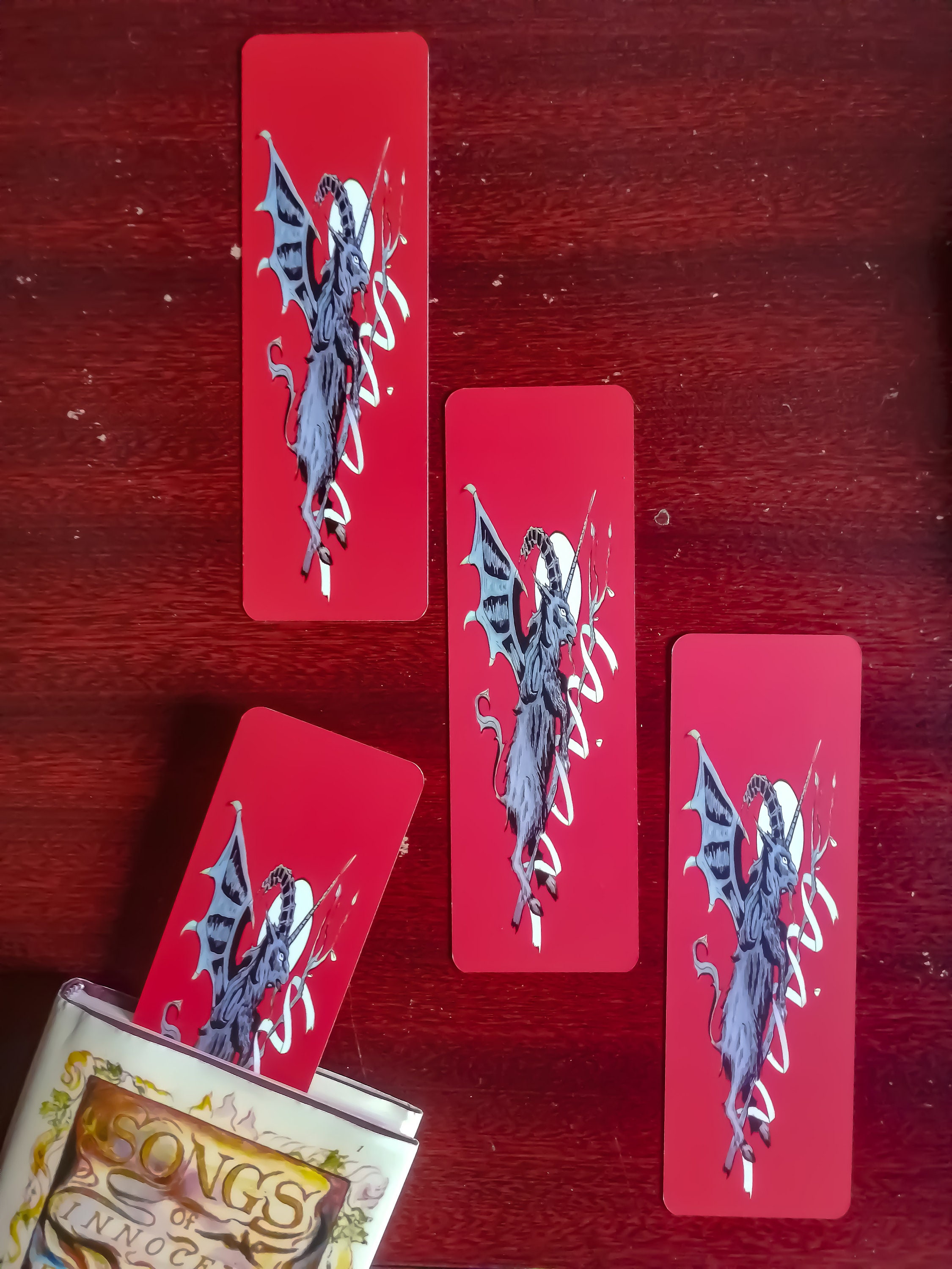 Original Occult Medieval Illustrated Bookmark A Servant in - Etsy