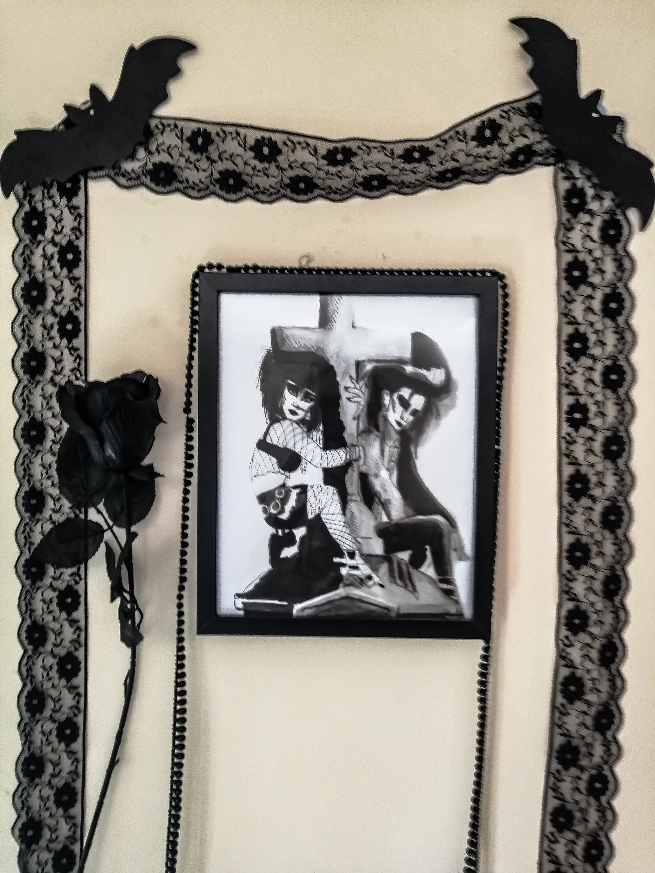 Original A4 80s Trad Goth Post Punk Batcave Digital Print - Etsy