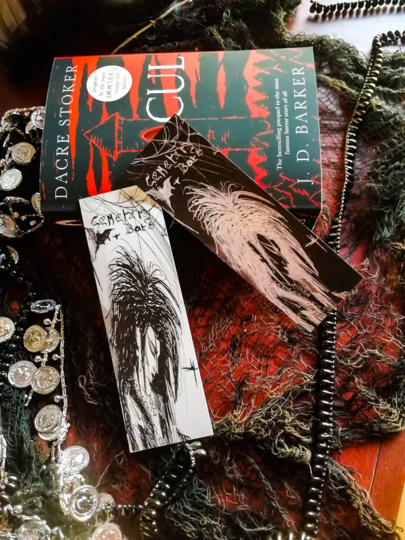 Original Tradgoth Post Punk Batcave Cemetery Bats Bookmarks - Etsy