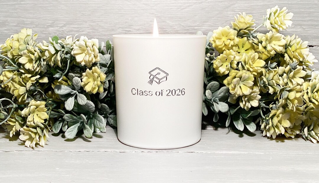 Class of 2026 Graduation Candle, University Leaver Scented Candle ...