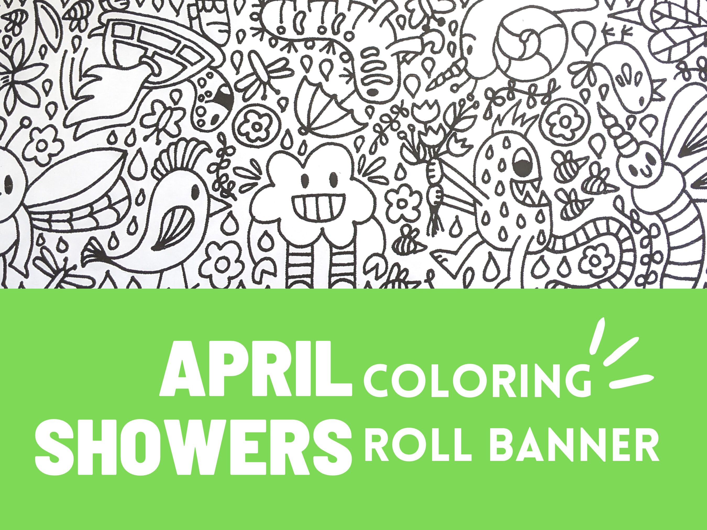 April Showers Banner